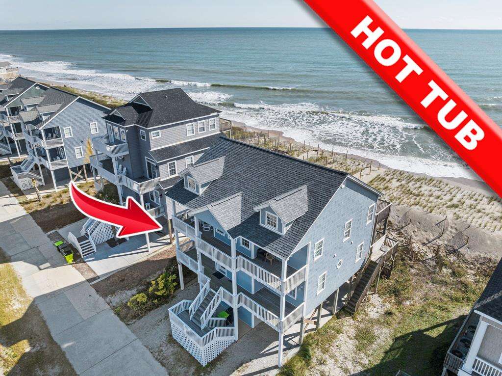 New River Inlet Rd 442: 5 Bedroom Vacation Rental North Topsail Beach NC